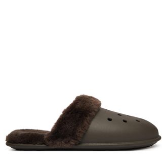 Crocs Hausschuhe Crocs Classic Fuzz Scuff 212143 Braun