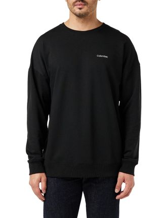 Calvin Klein Herren L/S Sweatshirt, Black, M