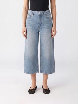 Jeanerica Jean cropped large en denim de coton biologique