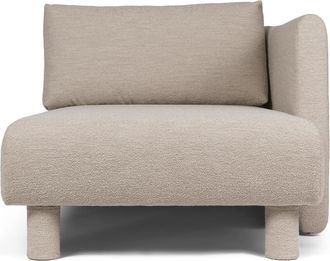 Ferm Living Canap&eacute; Dase boucl&eacute; m&eacute;ridienne droite Ferm Living