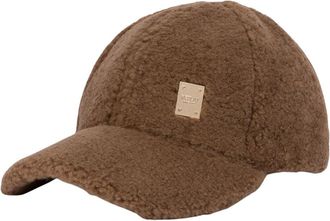 Replay Damen Cap aus Teddy-Fell, Aztec 0203 (Braun), S/M
