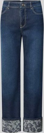 Marc Cain Feminine Fit Jeans mit Umschlag und Eingrifftaschen