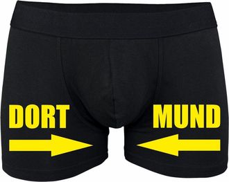 Spass Kostet Herren M&auml;nner Boxershorts lustige spr&uuml;che Dort Mund Dortmund Motive gelb schwarz