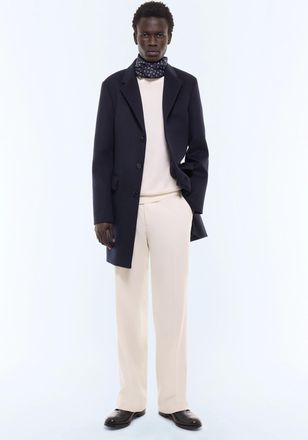 Fursac Manteau en drap de laine et cachemire - Taille 44 - Homme