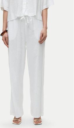 Vero Moda Stoffhose Linn 10305091 Weiß Loose Fit
