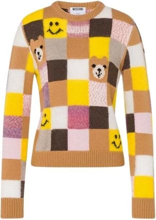 Moschino Femme, Pulls, Multicolore, Taille: 38 FR Pull en m&eacute;lange de laine et cachemire