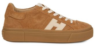 Hogan Womens Sneakers Camel Polyamide Trainers