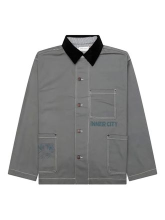 Honor The Gift surchemise Chore à imprimé urbain - Gris