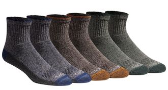 Dickies Herren Dri-Tech Feuchtigkeitsregulierende Viertelsocken Multipack, Grau, 12-15