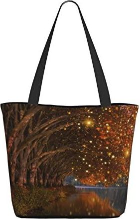 AOOEDM Sac &agrave; provisions pour femme Fantasy Magic Trees 13 x 11 x 7 pouces. Le cadeau parfait pour la Saint-Valentin. Cest de la Saint-Valentin pour maman, fi