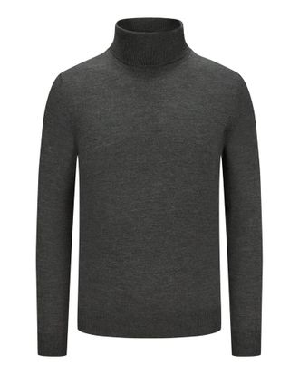 Gran Sasso Rollkragenpullover aus extrafeiner Merinowolle in