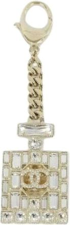Chanel Porte-cl&eacute;s Pre-owned - Femme - Pre-owned - Jaune - Taille: ONE Size