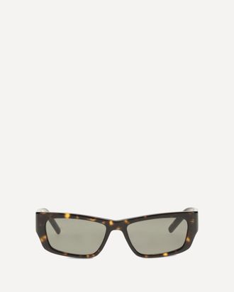 Saint Laurent Tortoiseshell Sunglasses with side logo Female UNI