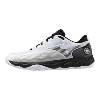 Mizuno Chaussures de tennis Wave Enforce Court AC pour homme, blanc/noir, 43 EU