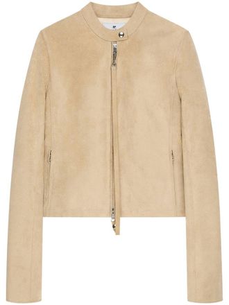 Courrèges veste en daim - Tons neutres