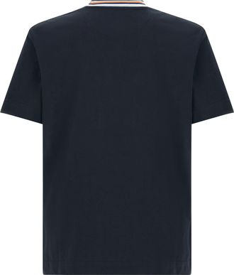 Fendi Mens Blue Cotton T-Shirt