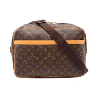 Louis Vuitton Pre-owned Reporter GM Monogram Umh&auml;ngetasche - - Pre-owned - Damen - Braun - ONE SIZE