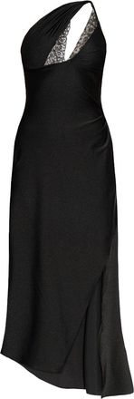 Coperni Kleid mit Spitzenbesatz - Schwarz