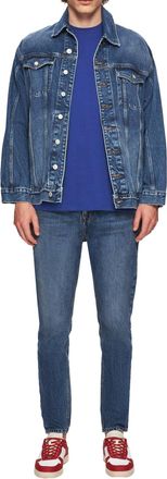 LTB Jeans Jeans Herren Jeansjacke Andreas Modern hergestellt aus Baumwolle Slim Fit - Größe 2XL