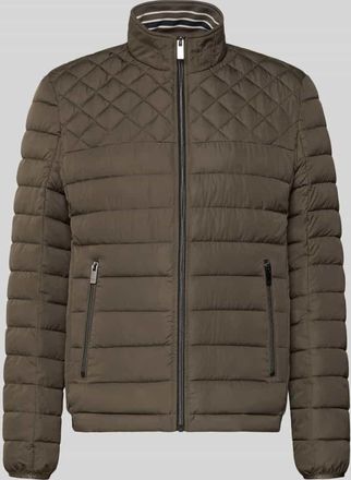 Christian Berg Slim Fit Steppjacke mit gef&uuml;ttertem Kragen