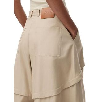 Loewe Paulas Ibiza - Pantalon asym&eacute;trique en coton