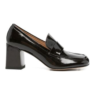 Sergio Moretti Femme, Chaussures, Brun, Taille: 38 EU Escarpins en cuir Firenze &agrave; bout carr&eacute;