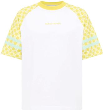 Carlo Colucci Homme, Tops, Blanc, Taille: M T-Chemises