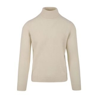 FILIPPO DE LAURENTIIS Woll-Kaschmir-Rollkragenpullover - - Knitwear - Herren - Beige - 2XL