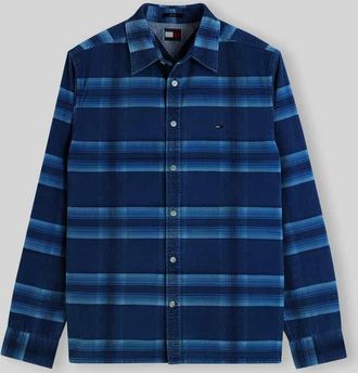 Tommy Jeans Regular Fit Freizeithemd mit Cordstruktur