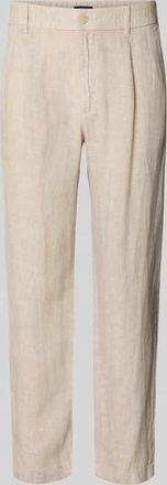 Mc Neal Tapered Fit Leinenhose mit Eingrifftaschen