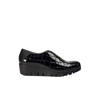 Wonders Fly 40 Wedge Loafer - - Shoes - Damen - Schwarzk - 42 EU