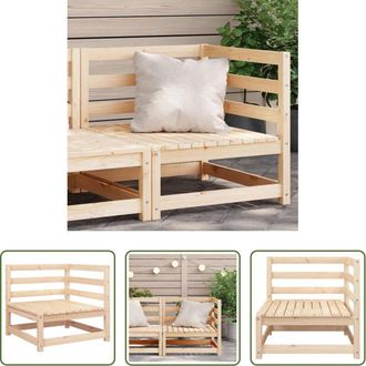 vidaXL vidaXL Canap&eacute; ext&eacute;rieur - Canap&eacute; dangle de jardin bois de pin massif