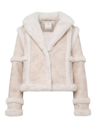 Unreal Fur Talamasca Jacke aus Faux Fur - Nude
