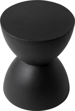 MID.YOU Mid.you Couchtisch, Schwarz, Stein, zylindrisch, Sockel, 32x40x32 cm, Wohnzimmer, Wohnzimmertische, Couchtische