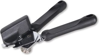 Westmark Zangendosenöffner mit Kapsel- und Deckelheber, Länge: 18,7 cm, Stahl/Kunststoff, Techno, Schwarz, 13402270