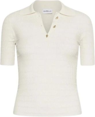 Marella Femme, Tops, Beige, Taille: 40 FR Legno Polo
