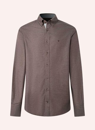 Hackett Freizeithemd Flannel Multi Trim beige
