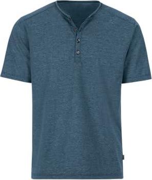 Trigema Homme 637204 T Shirt, Bleu (Jeans-m&eacute;lange 643), XL EU