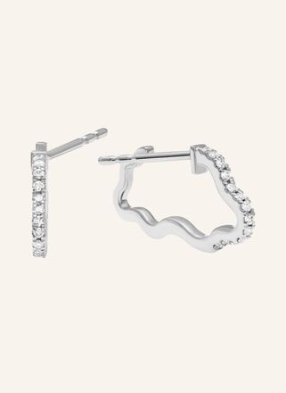 Vieri Vieri Creolen Wolken Brillanten Pav&eacute; Klein silber