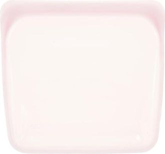 Stasher Bag Premium Silikonbeutel wiederverwendbar für Lebensmittel, Sandwich Bag, Rosenquarz, Dauerhaft, Backofen, spülmaschinen & Gefrierfest, Umweltfreundl