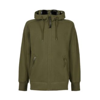 C.P. Company Kapuzen-Sweatshirt mit offenem Rei&szlig;verschluss - - Sweatshirts & Hoodies - Herren - Gr&uuml;n - L
