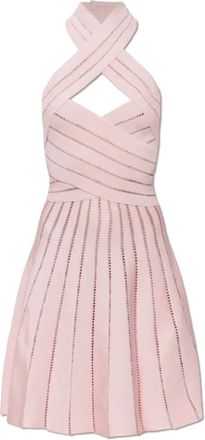 Balmain Femme, Robes, Rose, Taille: 38 FR Robe dos nu