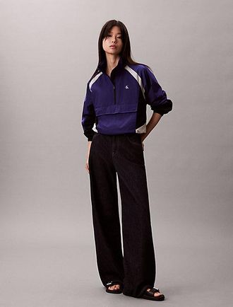 Calvin Klein Veste color-block en nylon avec 1/2 fermeture zipp&eacute;e