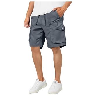 Generic Pantalon cargo pour homme 2026 - Pantalon de jogging d&eacute;t&eacute; - Coupe large - Taille M, gris, 33W
