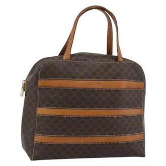 Celine Pre-owned Sac Macadam en toile - Femme - Pre-owned - Brun - Taille: ONE Size