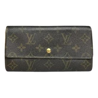 Louis Vuitton Pre-owned Leder Portemonnaie - - Pre-owned - Damen - Braun - ONE SIZE