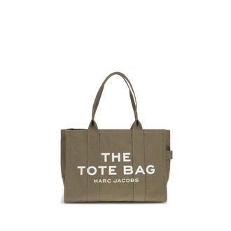 Marc Jacobs Gr&uuml;ne Baumwoll Schultertasche