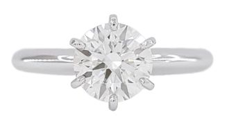 Verde 1ct IGI Certified Lab-grown Round Cut Solitaire Diamond Ring