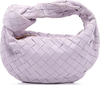 Bottega Veneta Hobo Bags - Mini Suede Intrecciato Jodie - Gr. unisize - in Orange - für Damen