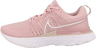 Nike Nike W React Infinity Run FK 2, Chaussures de Gymnastique Femme - Rose Mousse/Blanc - 36.5 EU